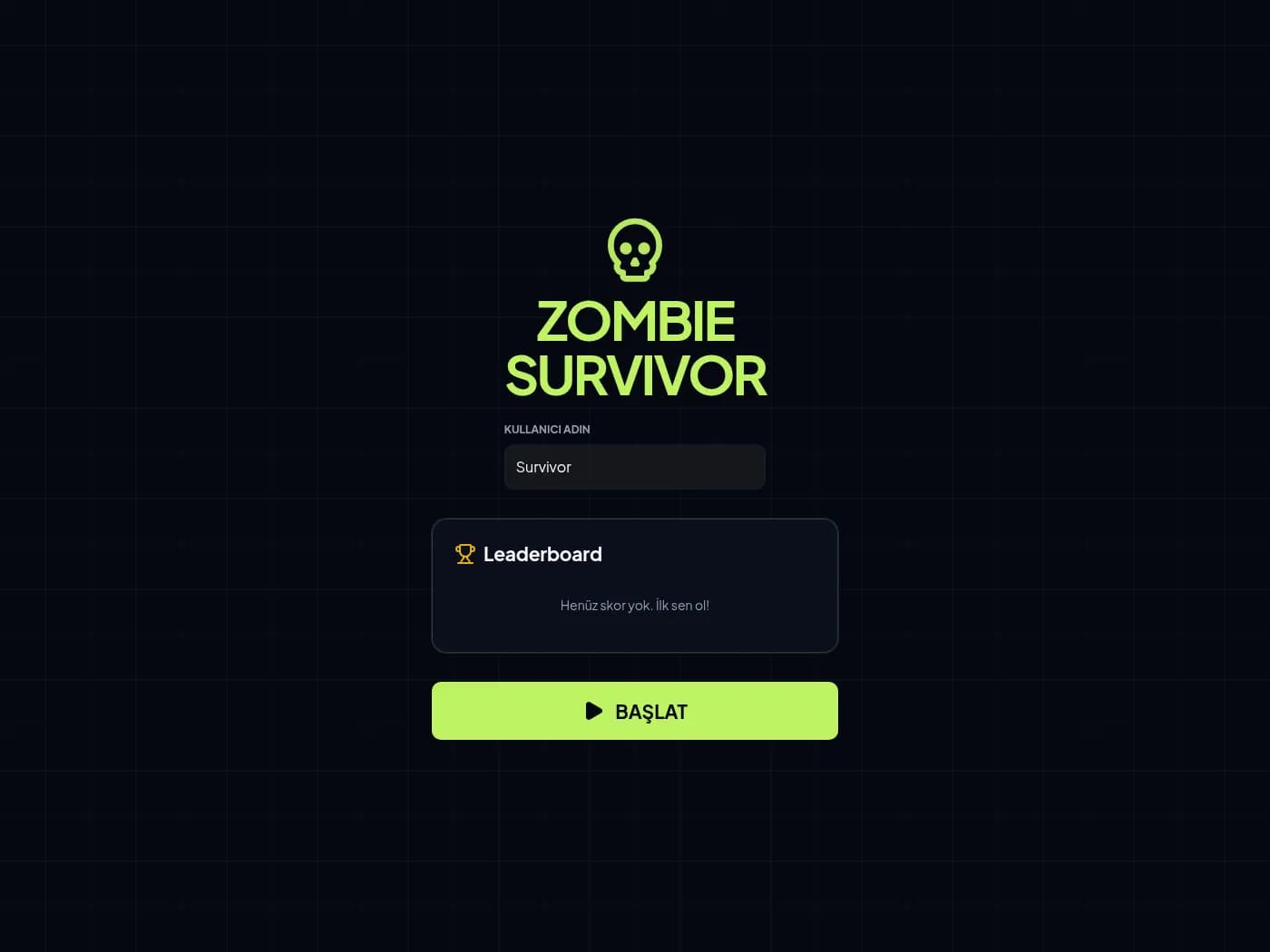 Zombie Shooter Game