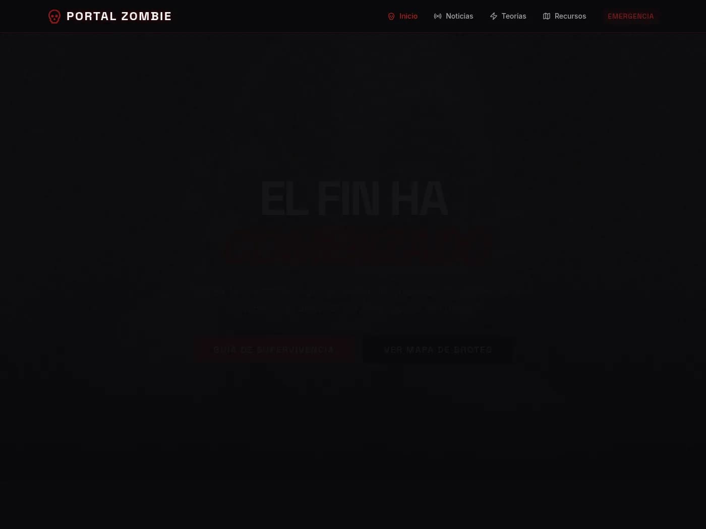 Zombie Web Portal