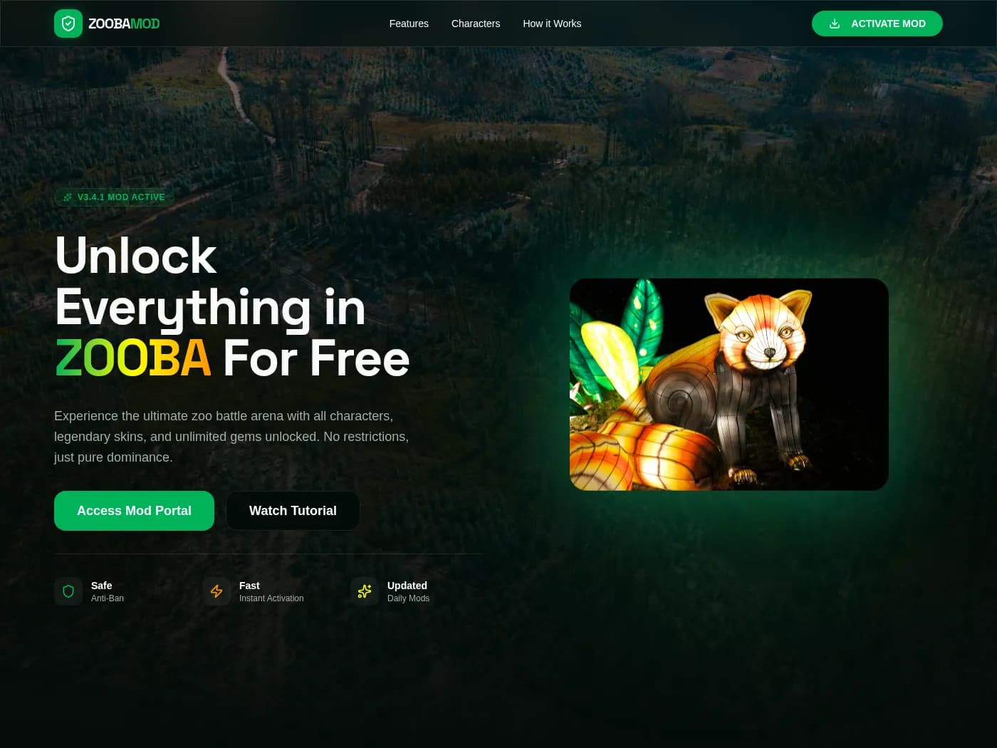 Zooba Free Mod Portal