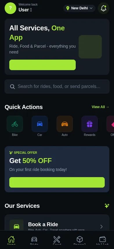 ZooGo India ride halling app