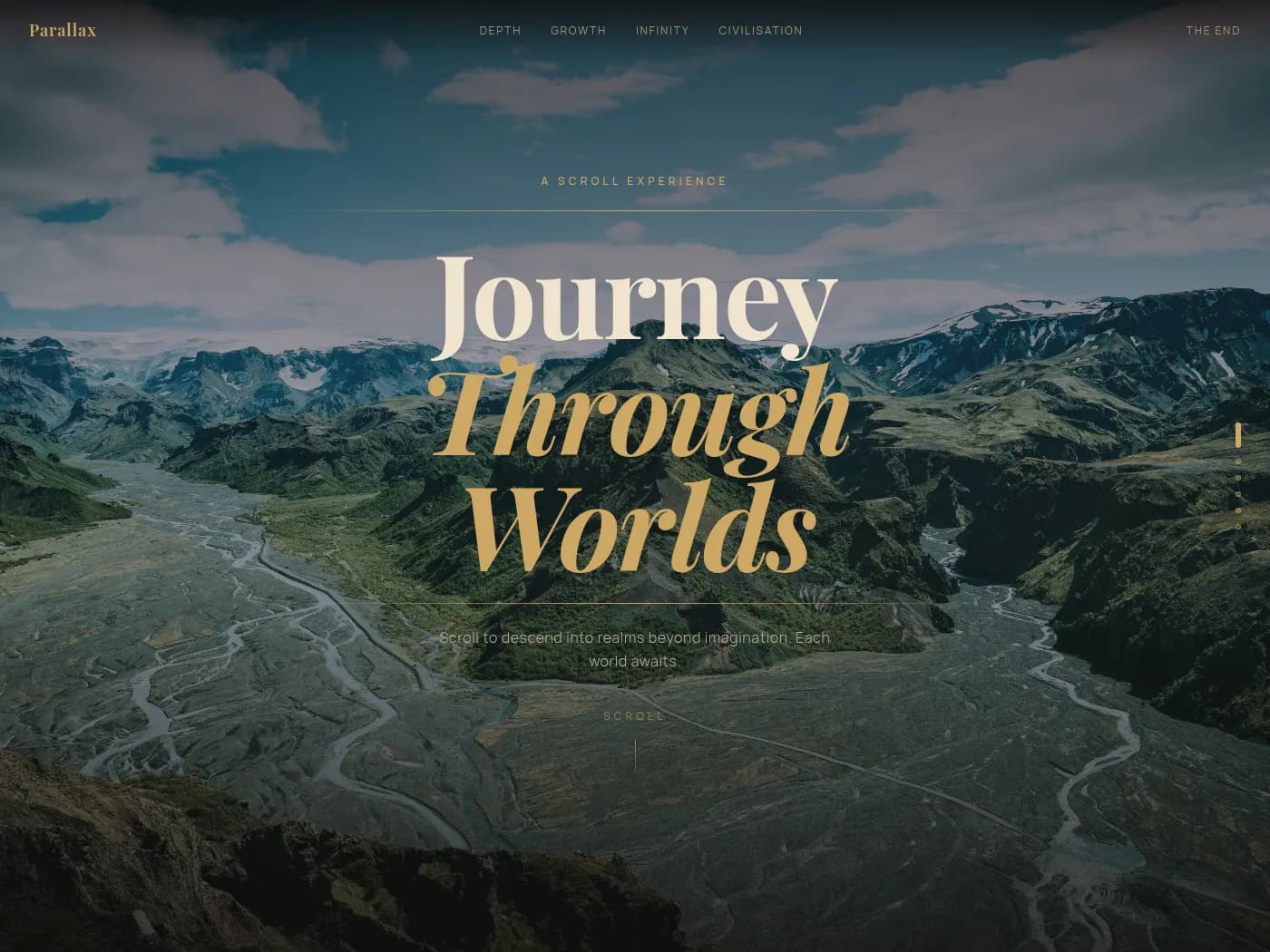 Parallax Zoom Site