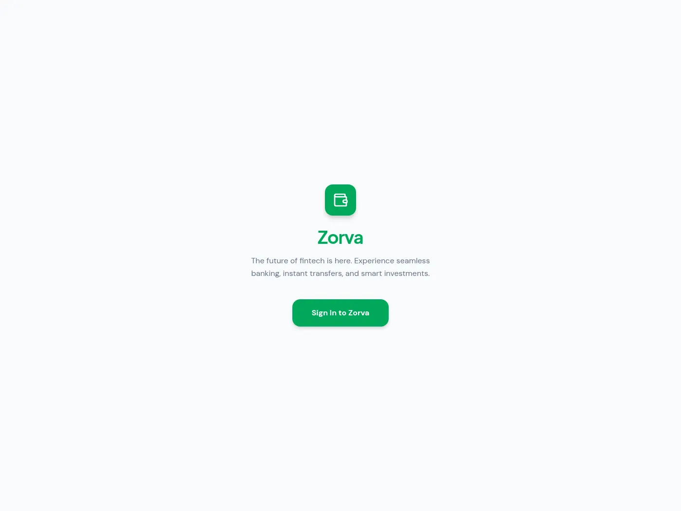 Zorva Fintech Super-App