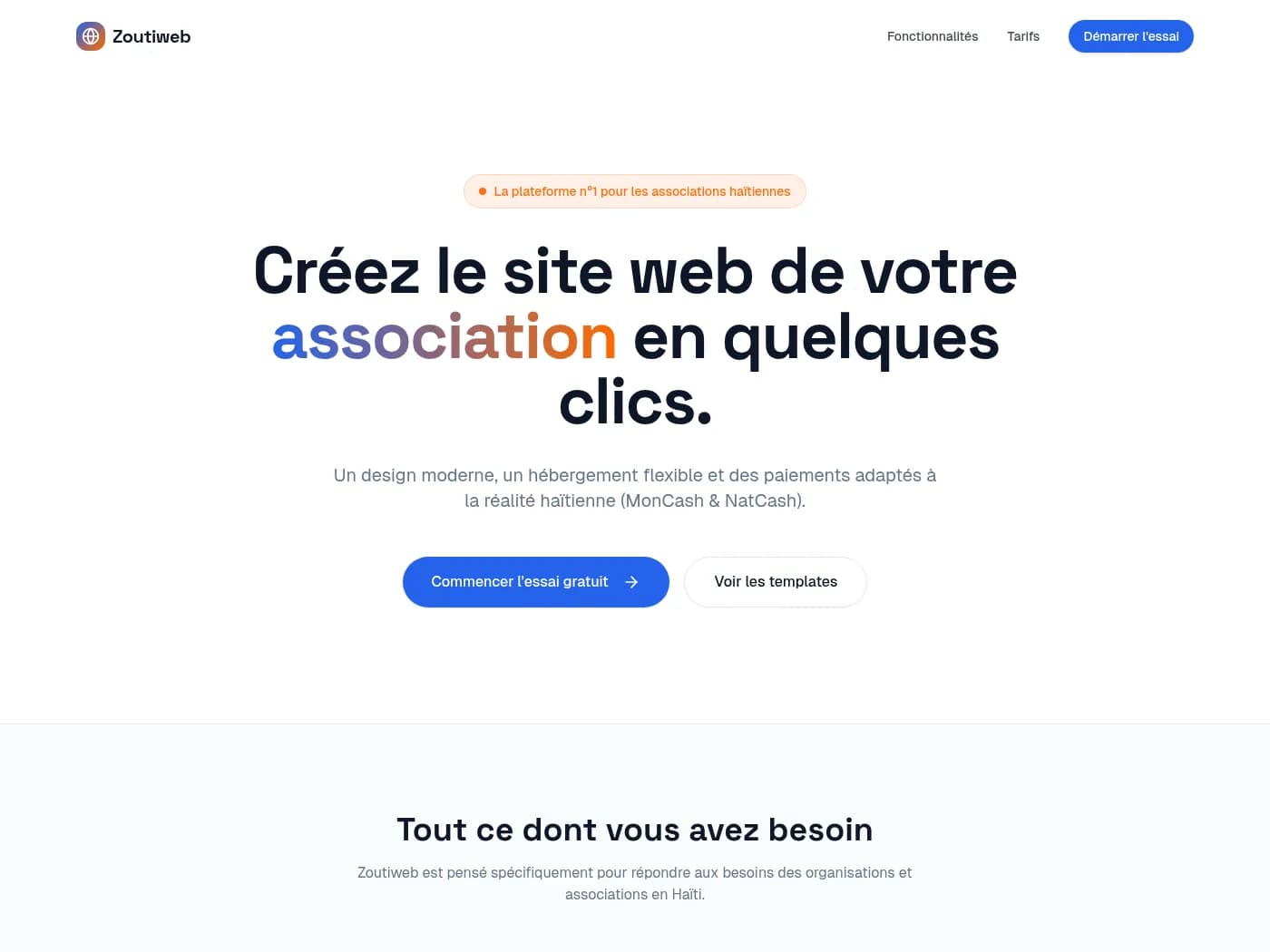 Zoutiweb Association Builder