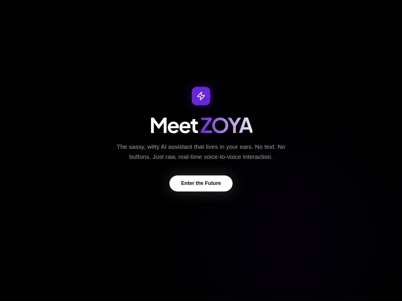 Zoya Voice AI Assistant