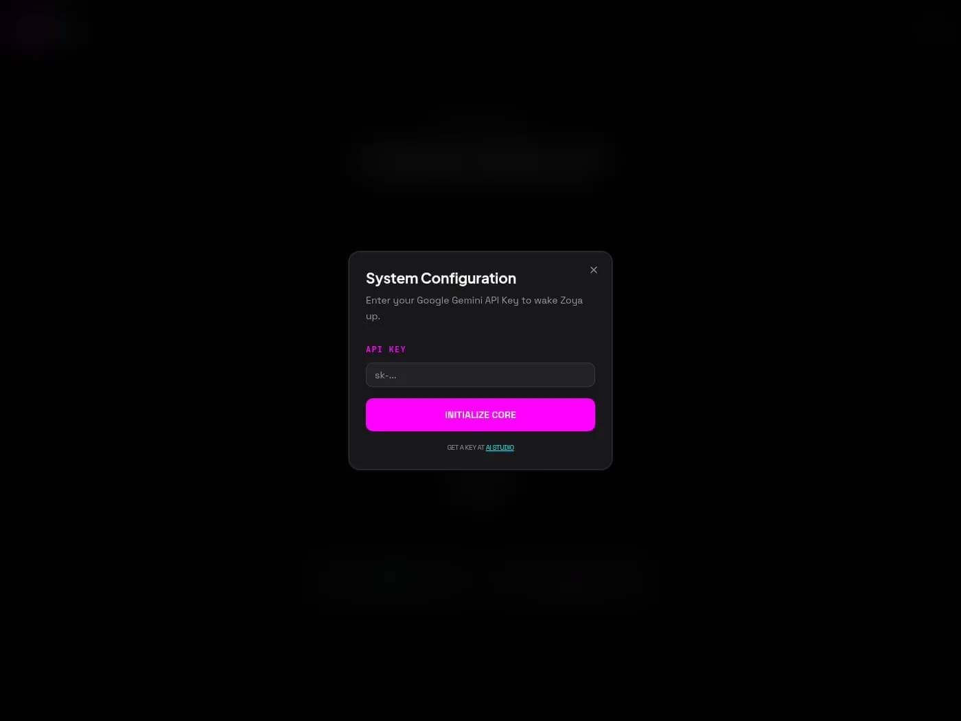 Zoya Voice AI Assistant