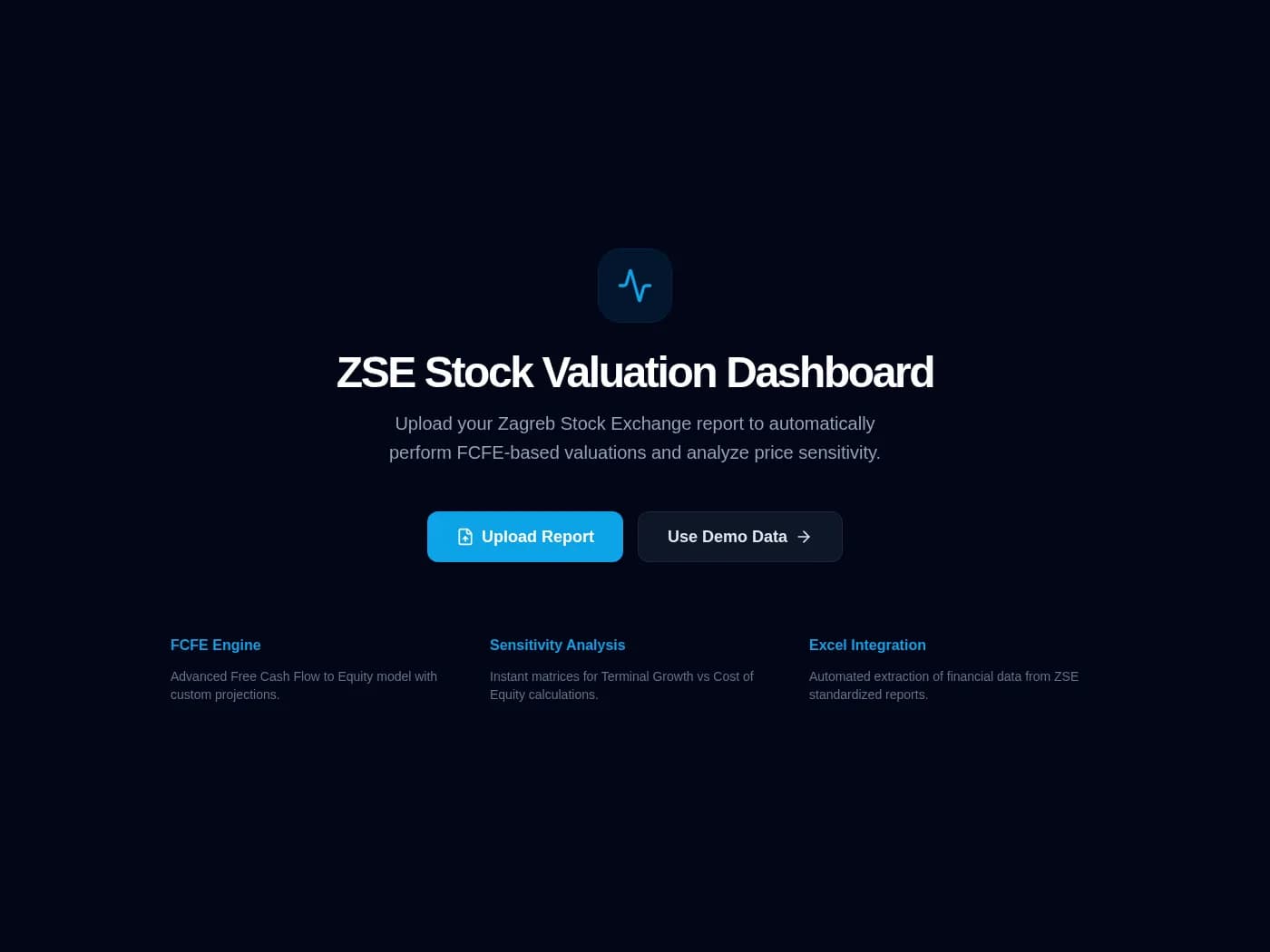 ZSE Stock Valuation Dashboard
