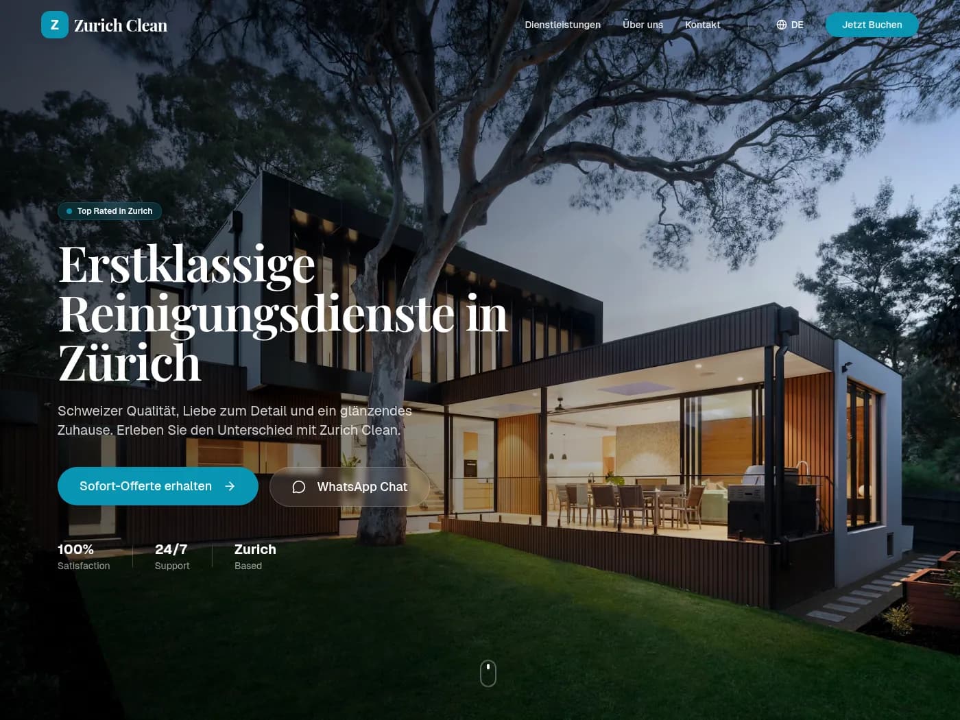 Zurich Cleaning Website