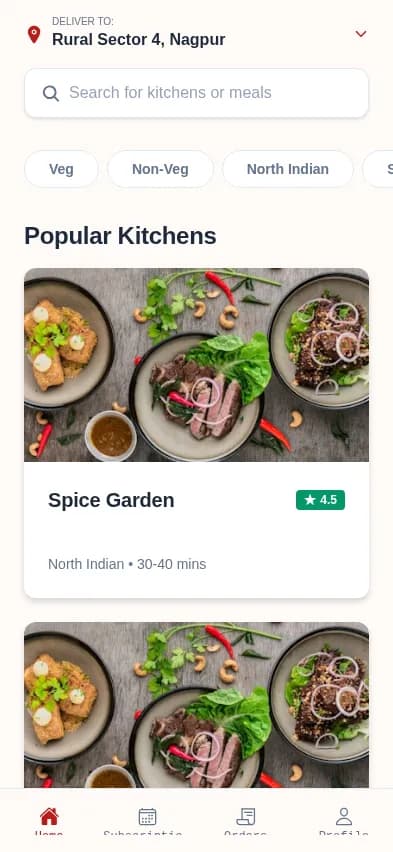 Zyakka Meal Delivery