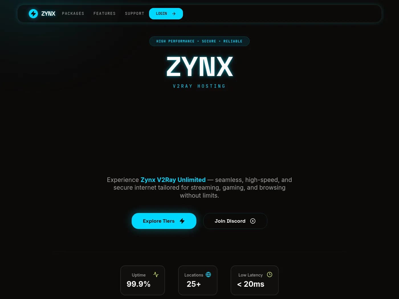 Zynx V2Ray Portal