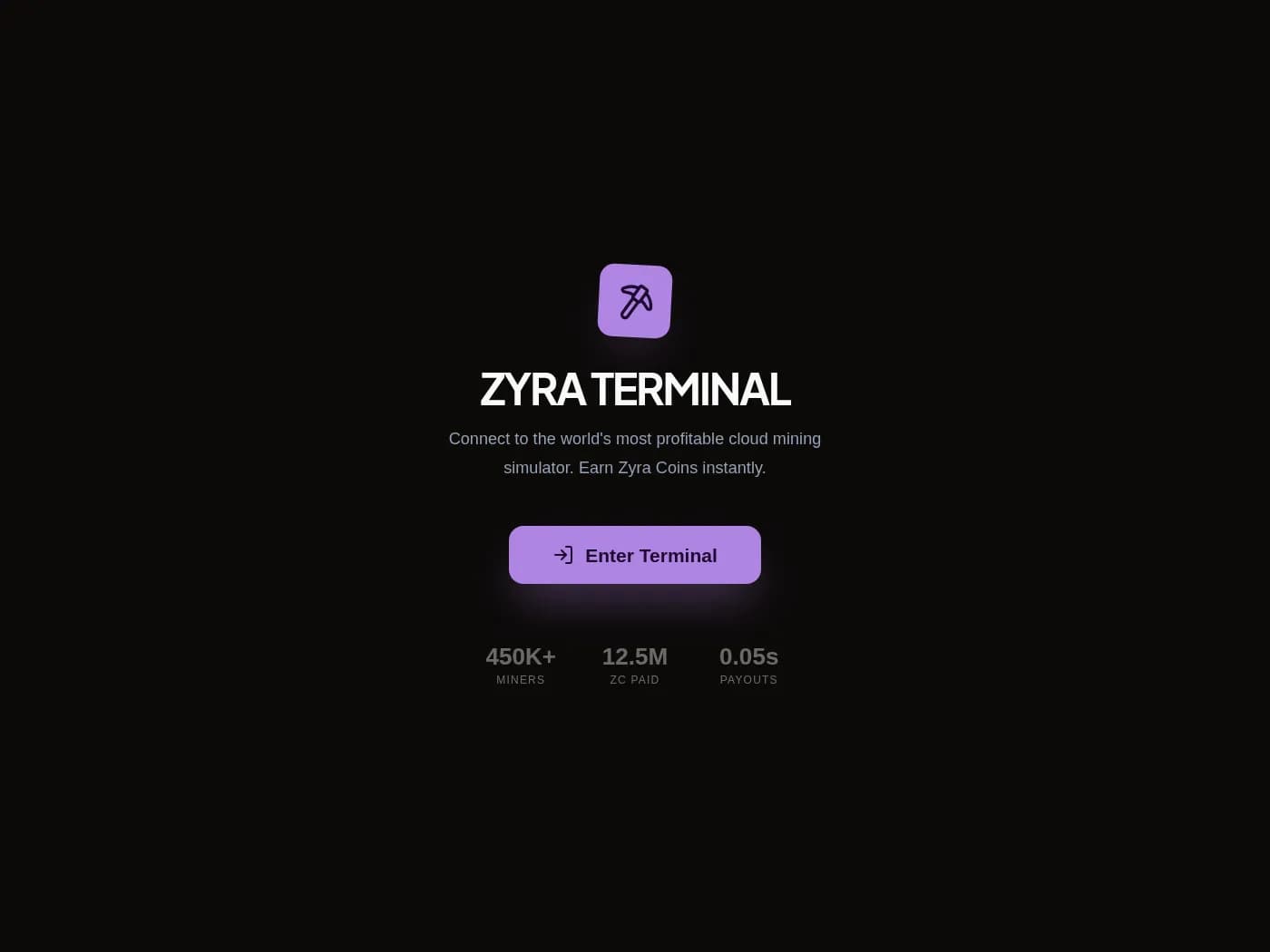 Zyra Crypto Simulator