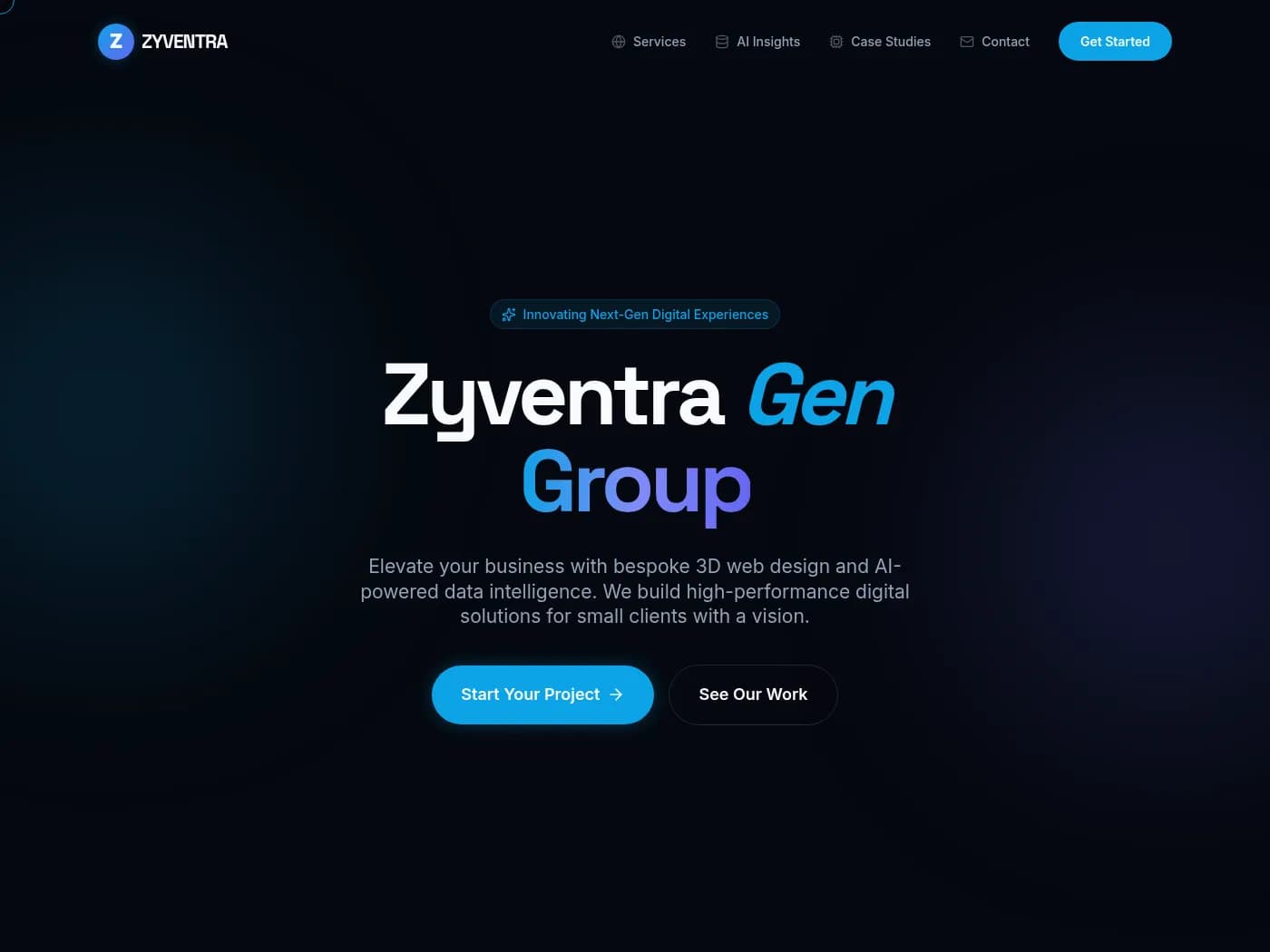 Zyventra Gen 3D Site