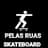 pelas ruas skateboard