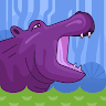 Purple hippo