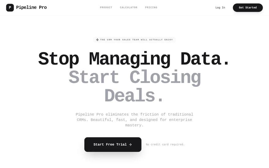 Pipeline Pro CRM