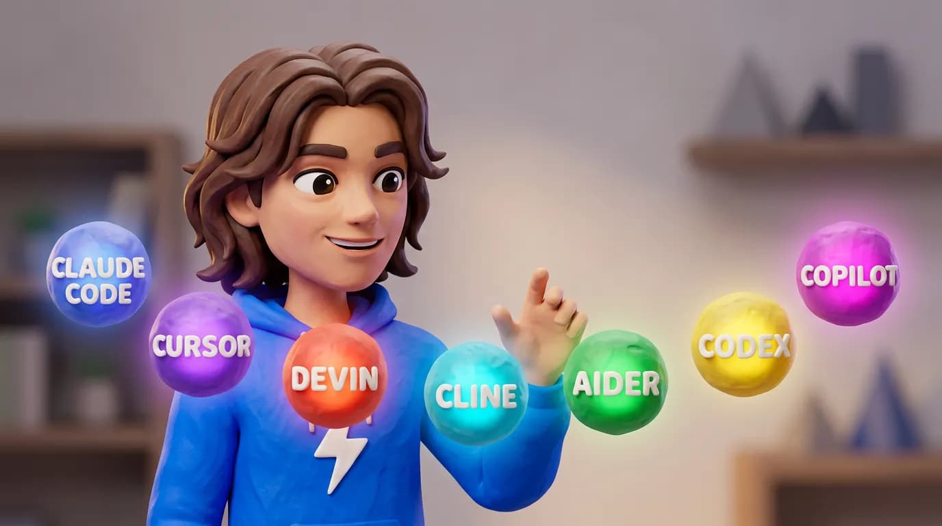 Comparing the 7 best agentic coding tools in 2026 — Claude Code, Cursor, Devin, Cline, Aider, Codex, Copilot
