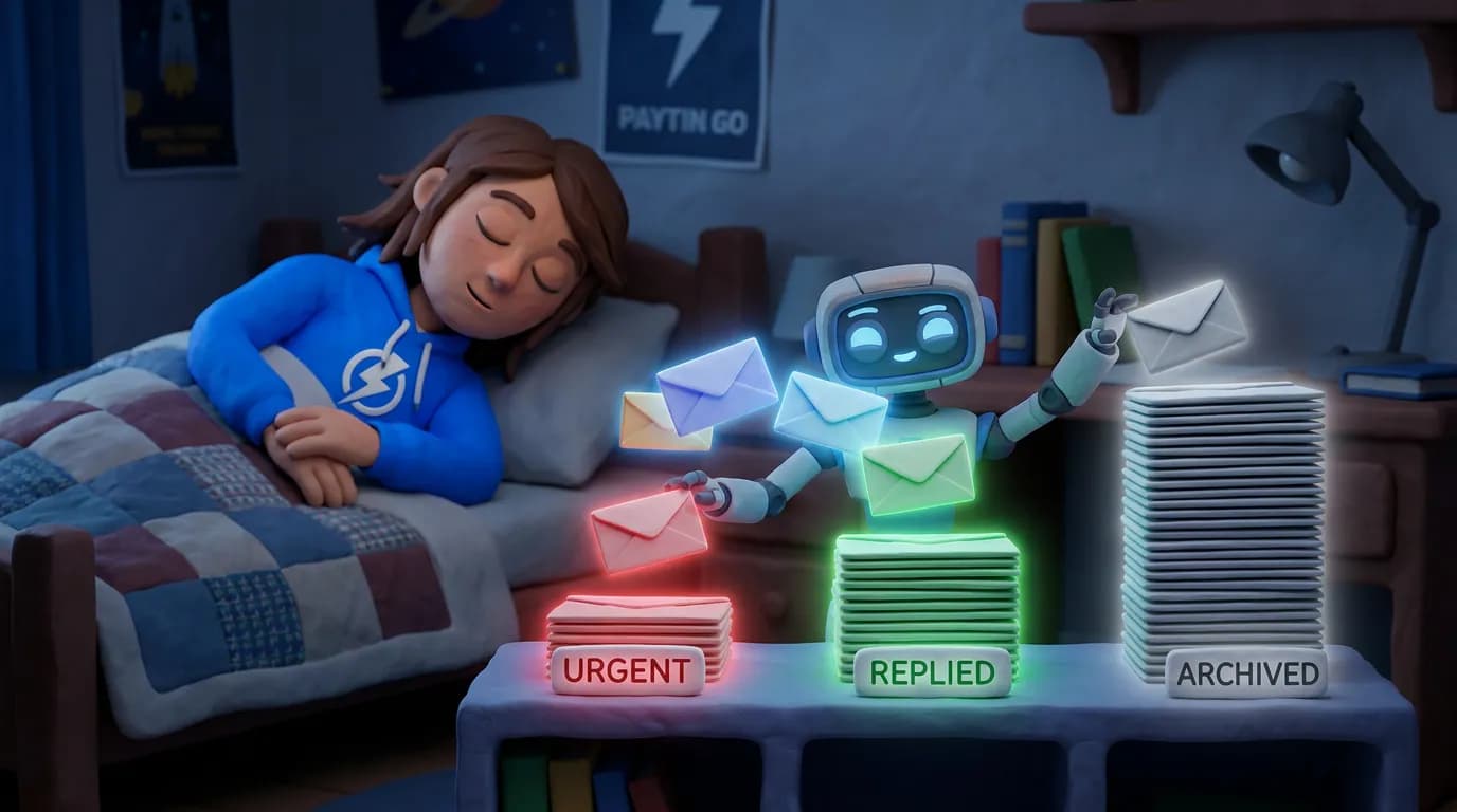 OpenClaw email triage: the agent sorts, summarizes, and drafts while you sleep — you wake up to a clean inbox with only the emails that genuinely need your attention