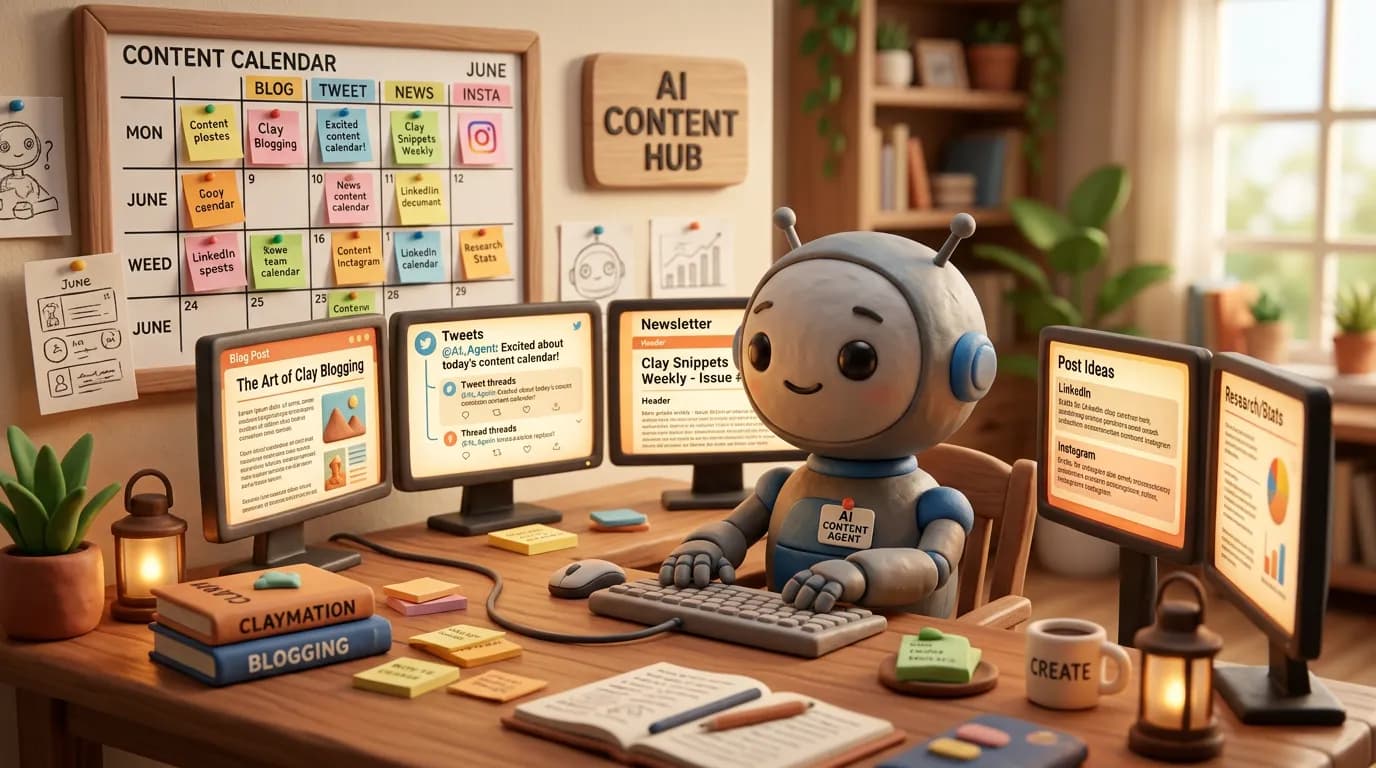 OpenClaw content factory running all five publishing steps automatically