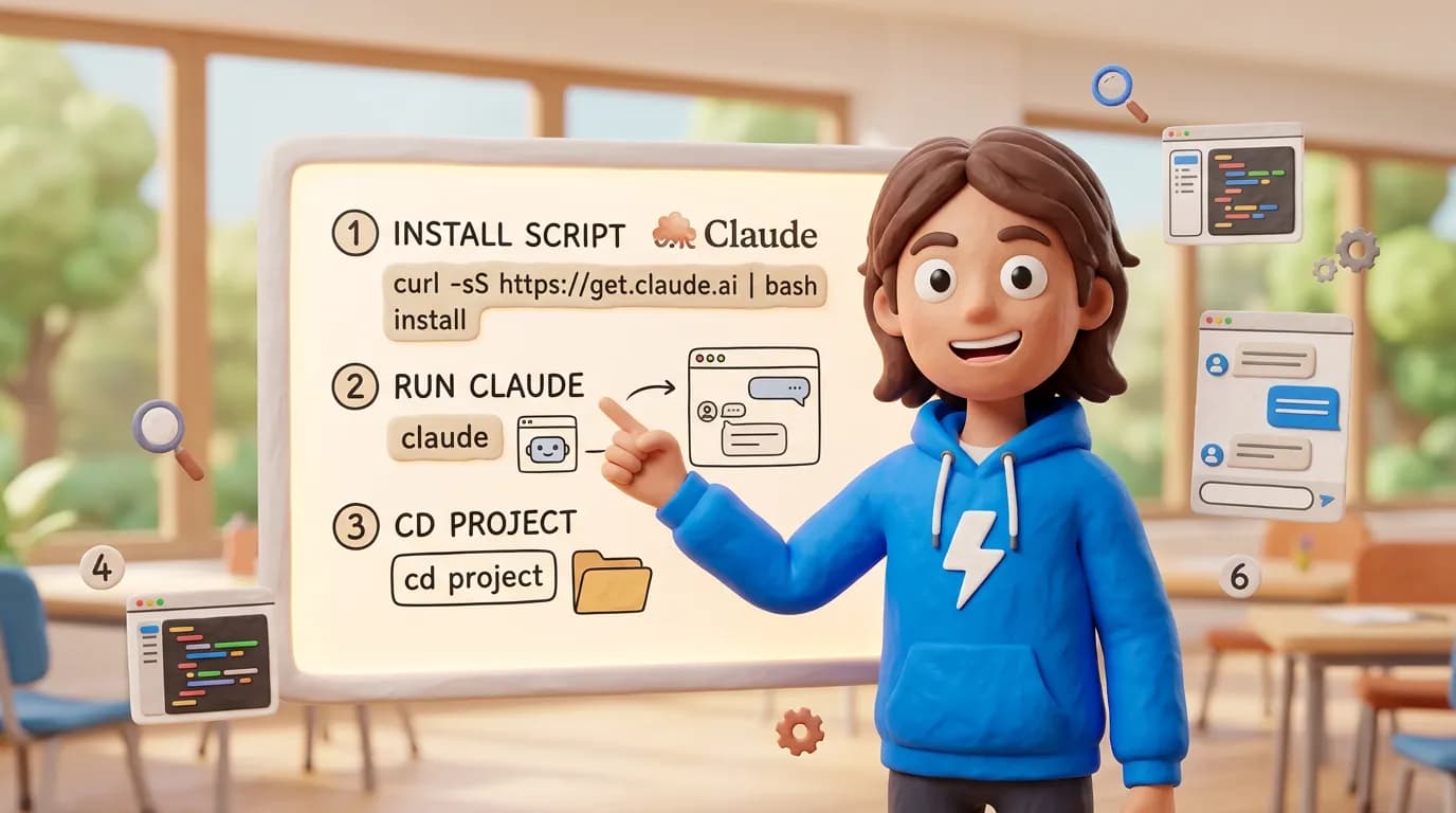 Claude Code Tutorial for Beginners: From Install to Your First Autonomous Task