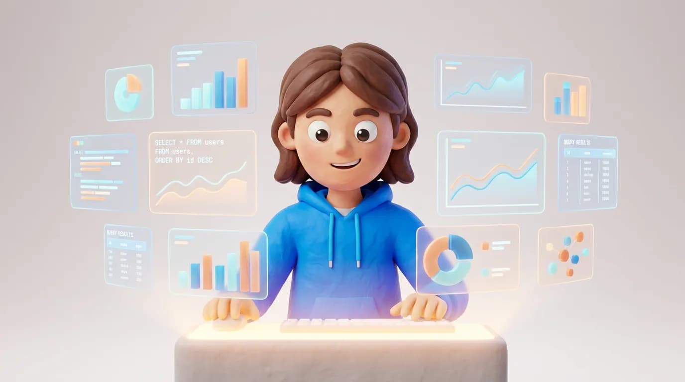 Querying your own feedback database directly — the data stays yours, the schema matches your product