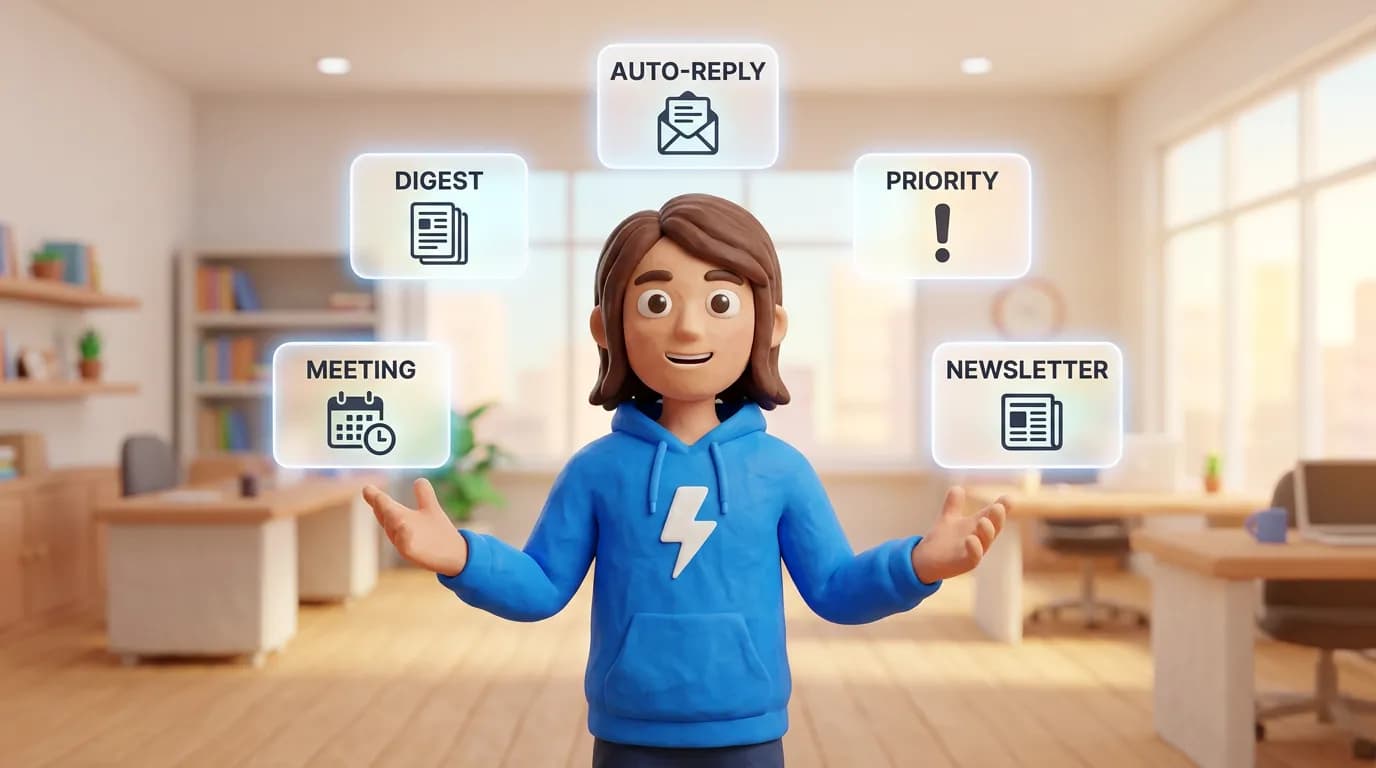 Five email automation workflows an OpenClaw agent handles automatically every day