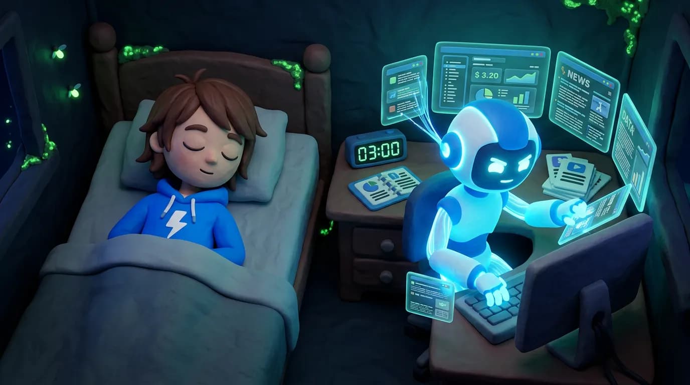 At 3am your OpenClaw (or Blink Claw) agent keeps working while you sleep — ChatGPT requires you to be there