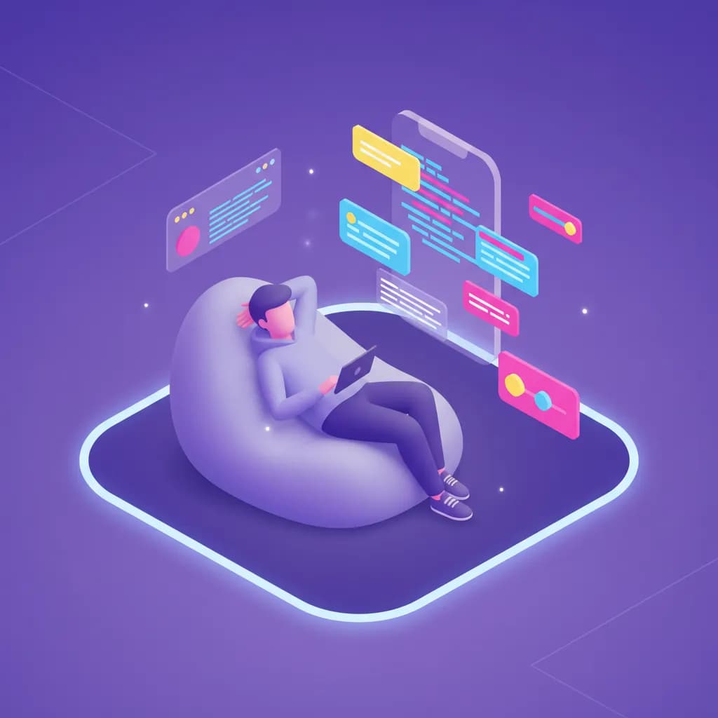 A developer working across multiple screens: Cursor IDE open with an agent session, a terminal, and a cloud dashboard — the power stack in action