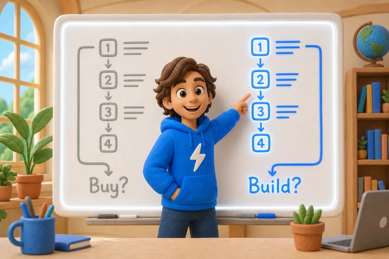 The 4-question build vs buy decision framework — answer these before signing another SaaS contract