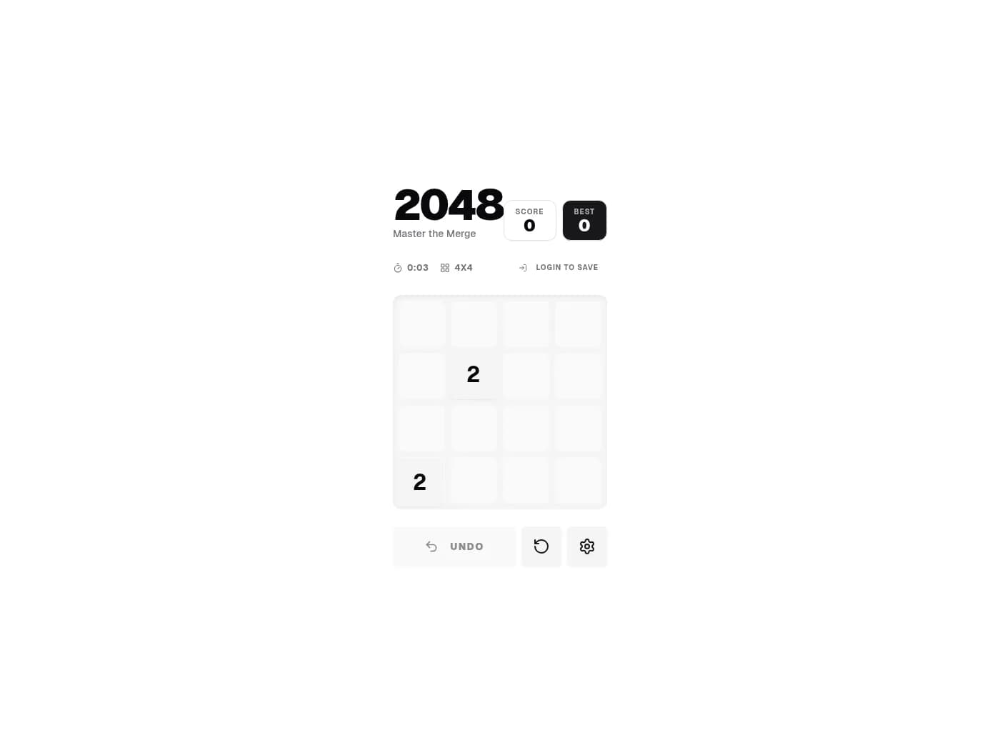 2048 Master Puzzle