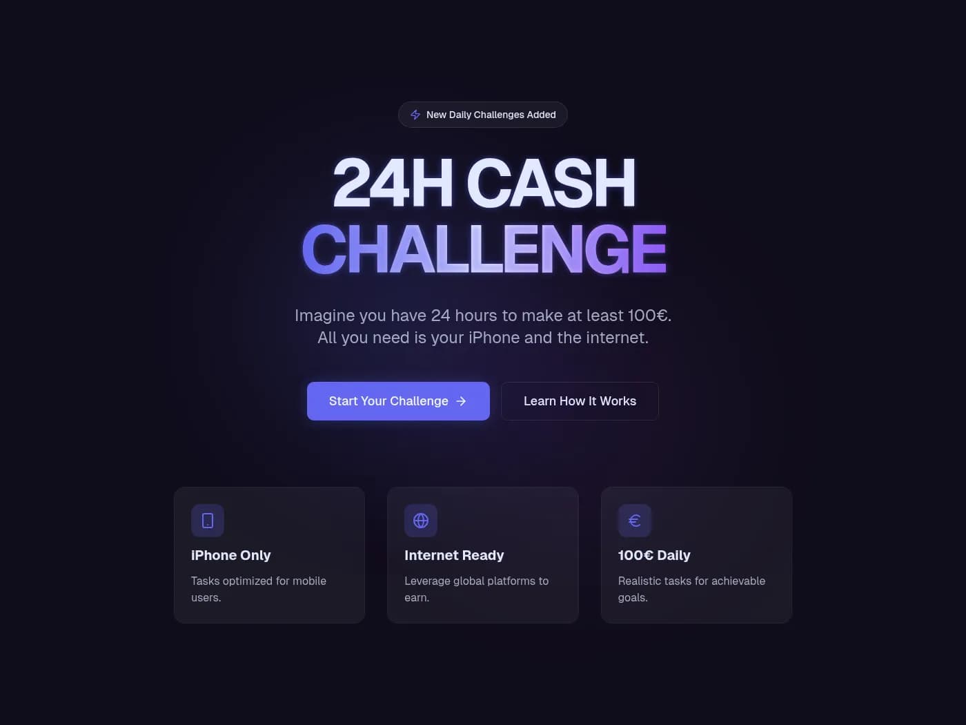 24H Cash Challenge