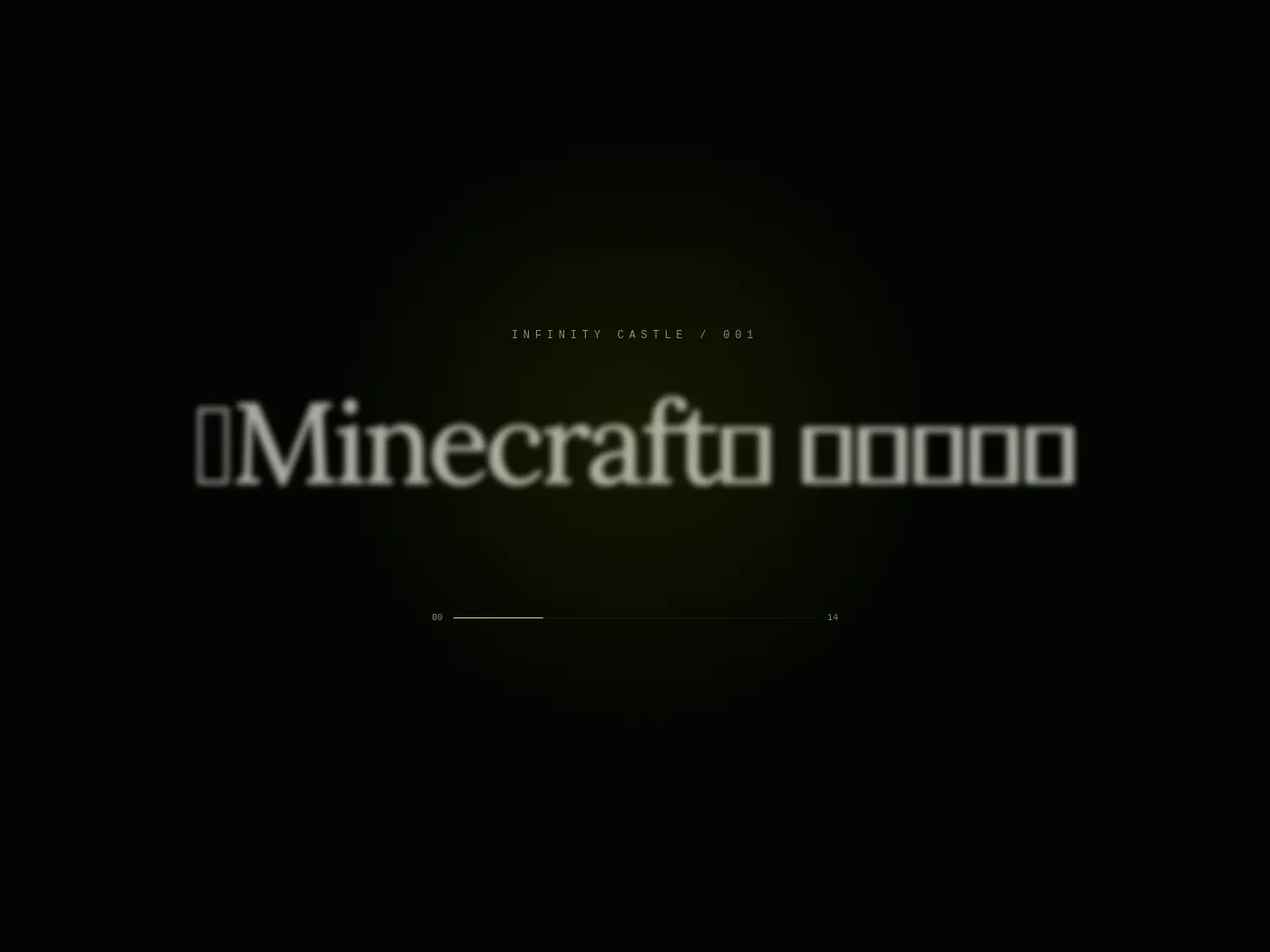 Minecraft Infinity Intro