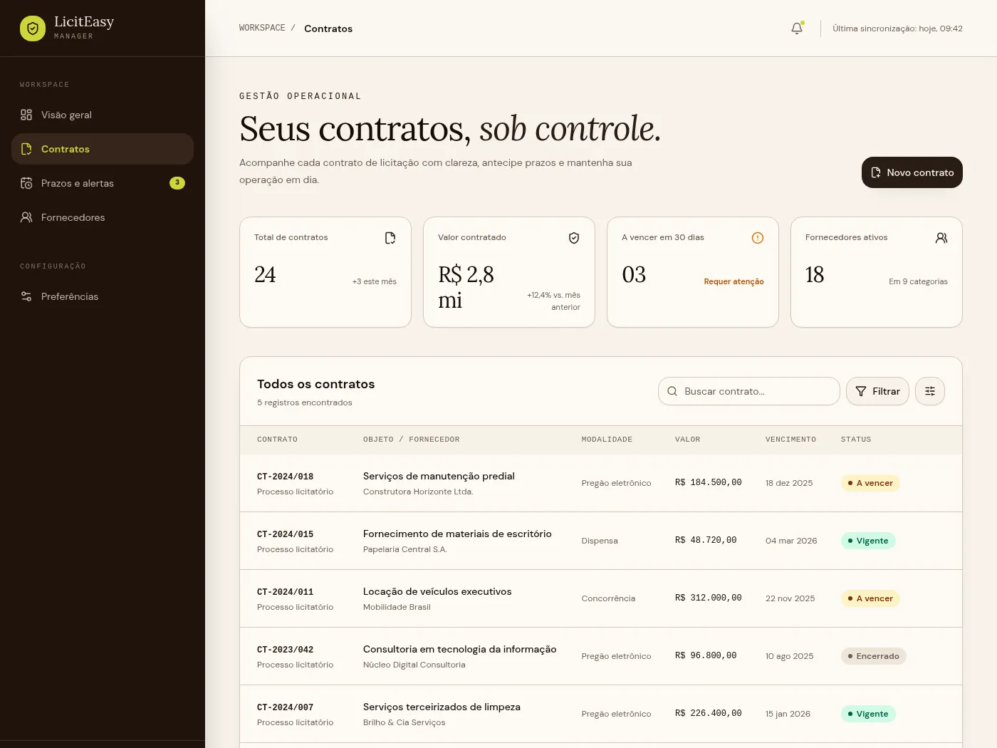 LicitEasy Manager