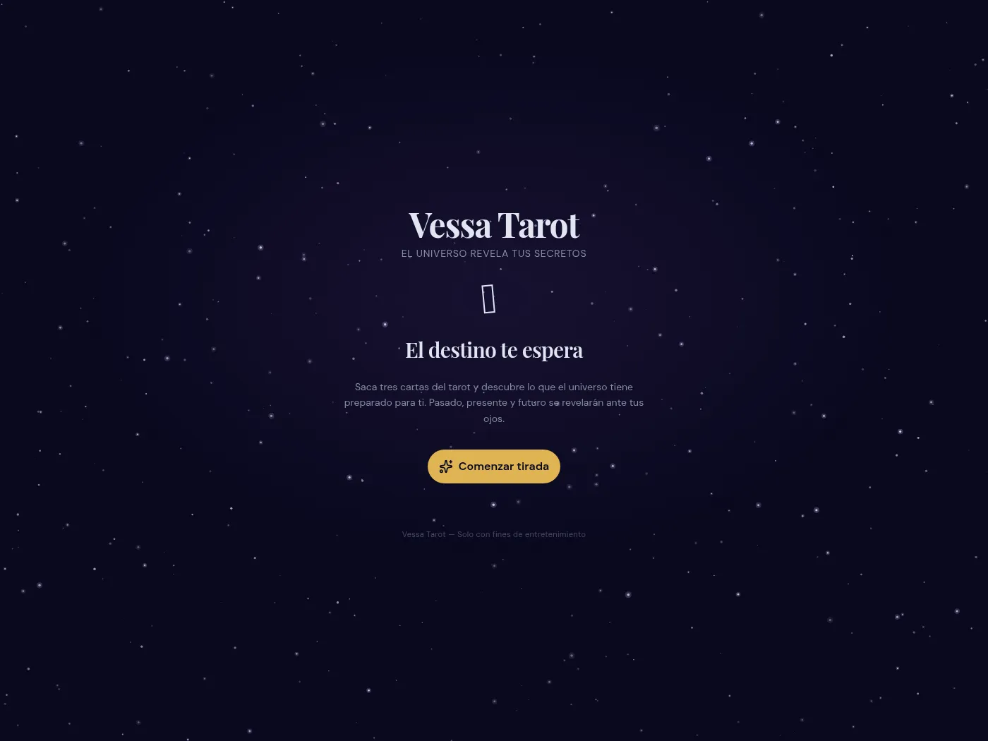 Vessa Tarot Web