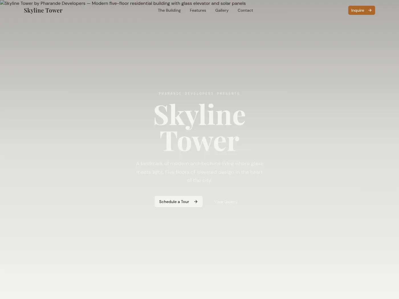Showcase Site Builder