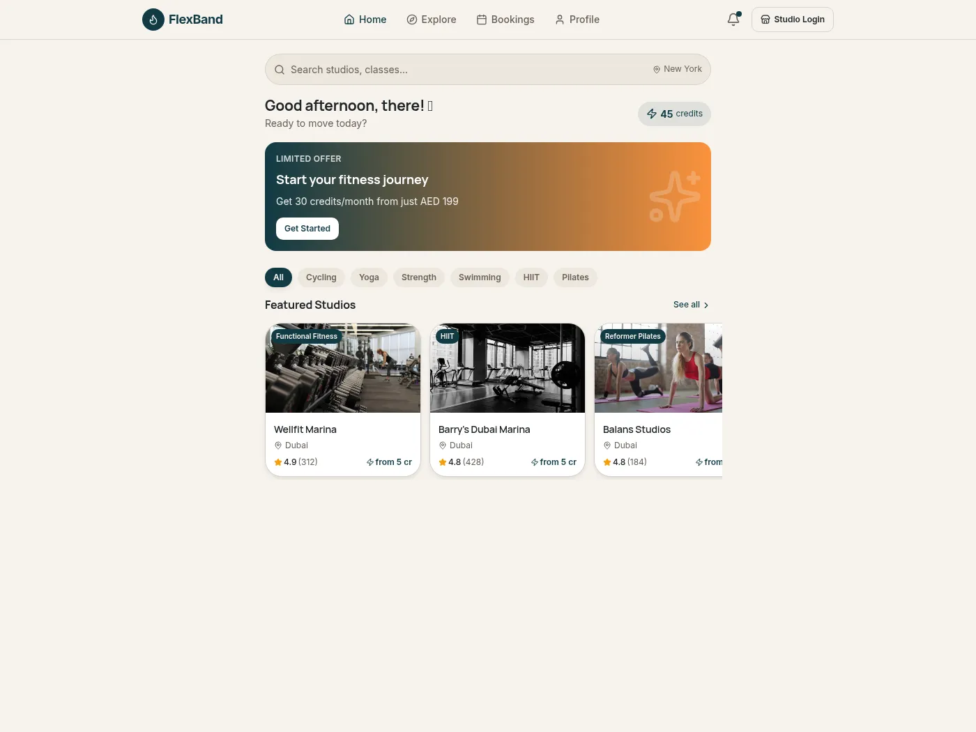 FitMarket Platform