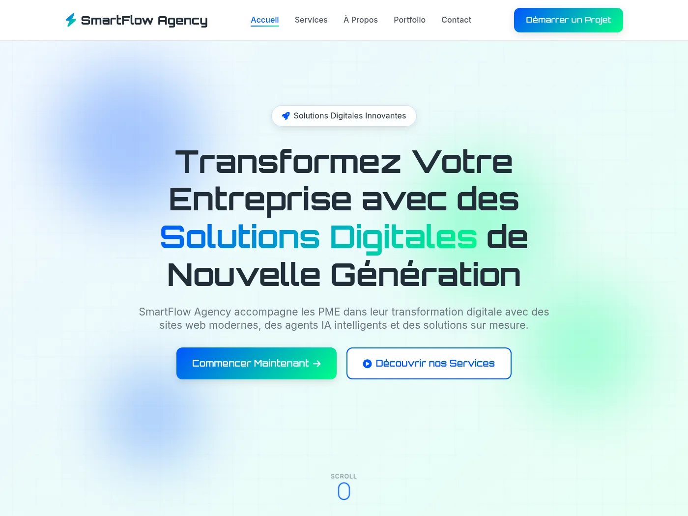 SmartFlow Agency Website