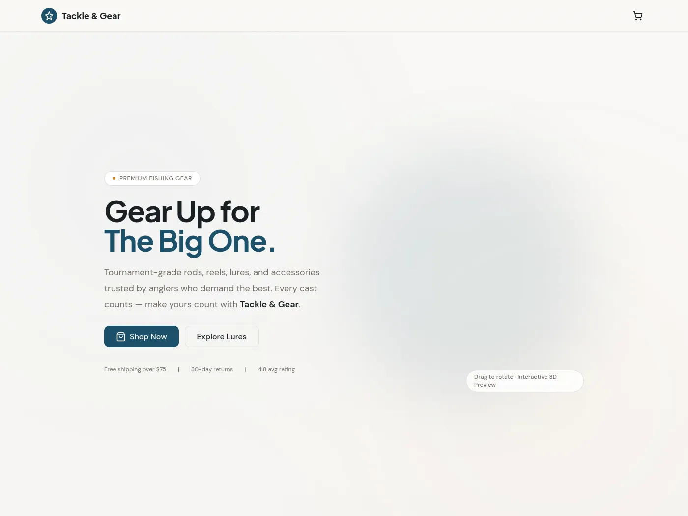 3D Tackle Storefront