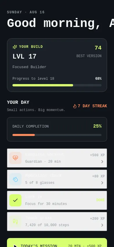 LEVELUP: Real Life RPG