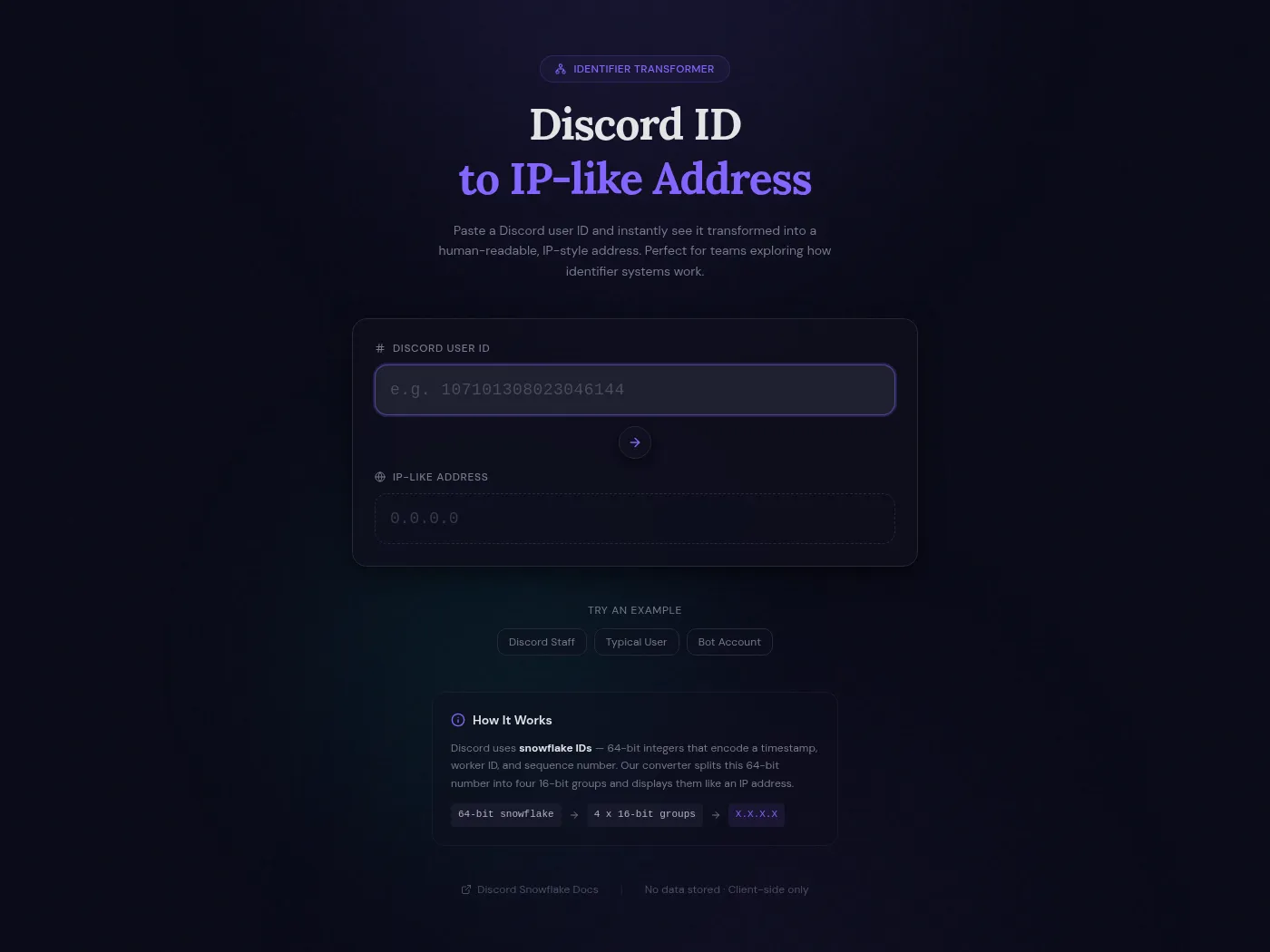 Discord ID Converter