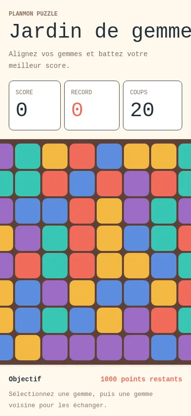PlanMon Game Planner