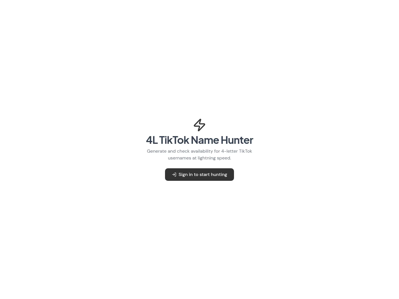 4L TikTok Name Hunter
