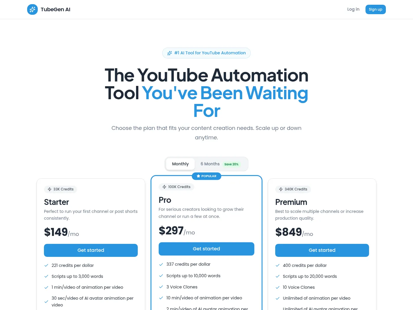 TubeGen AI Web App