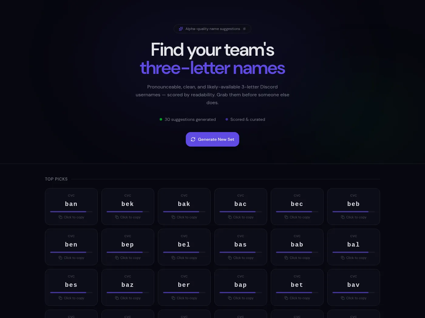 TriName Discord Finder