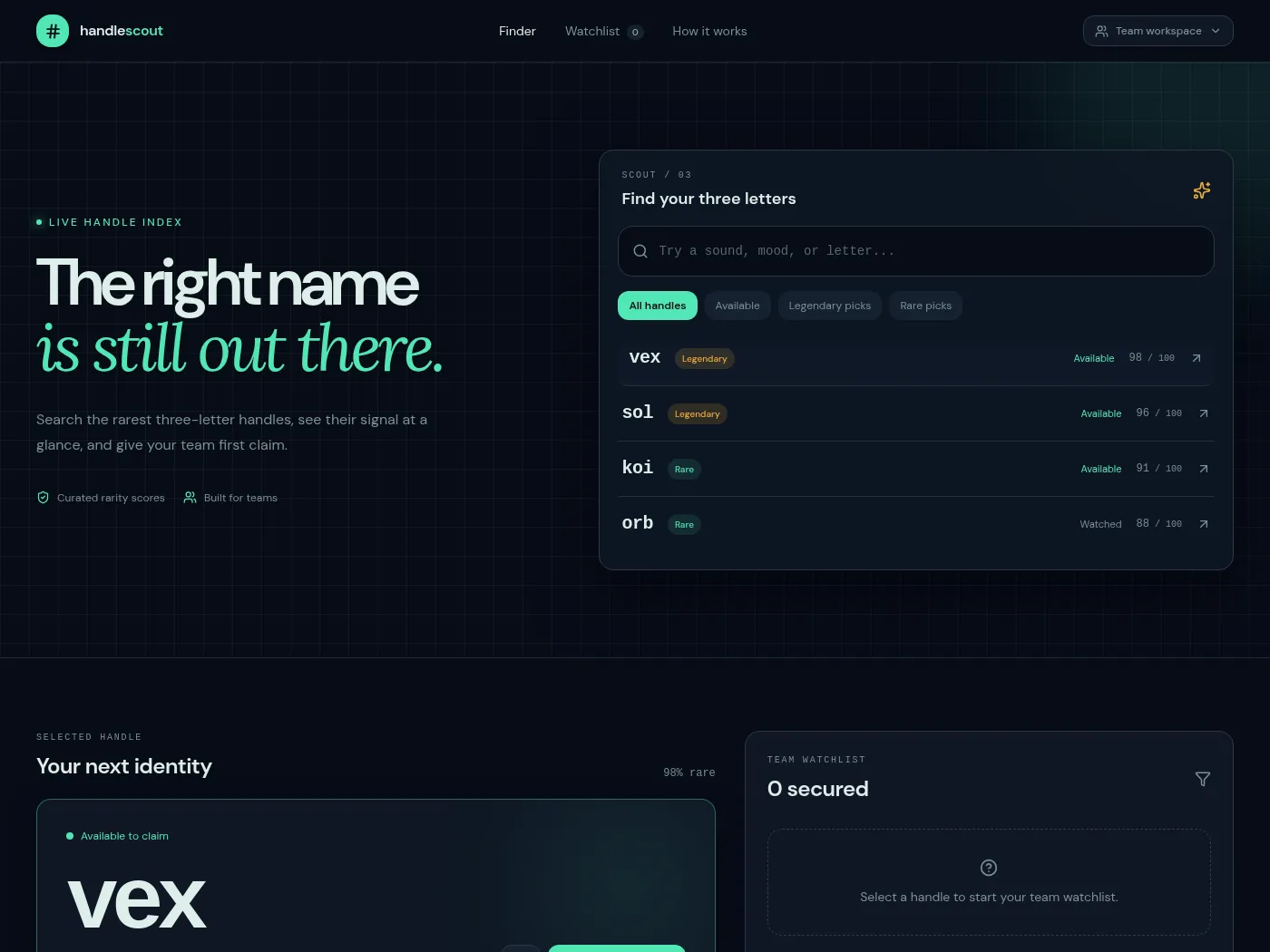 Rare Discord Handle Finder