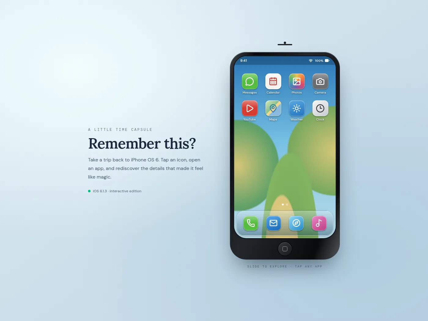 iOS 6 Web Explorer
