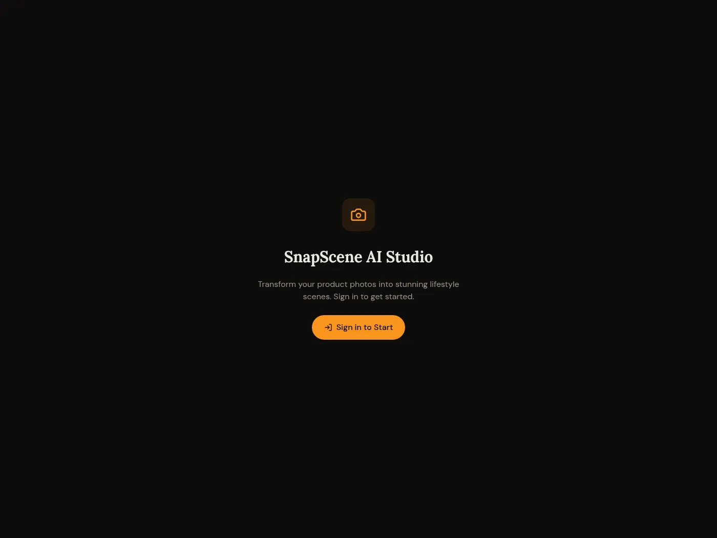 SnapScene AI Studio
