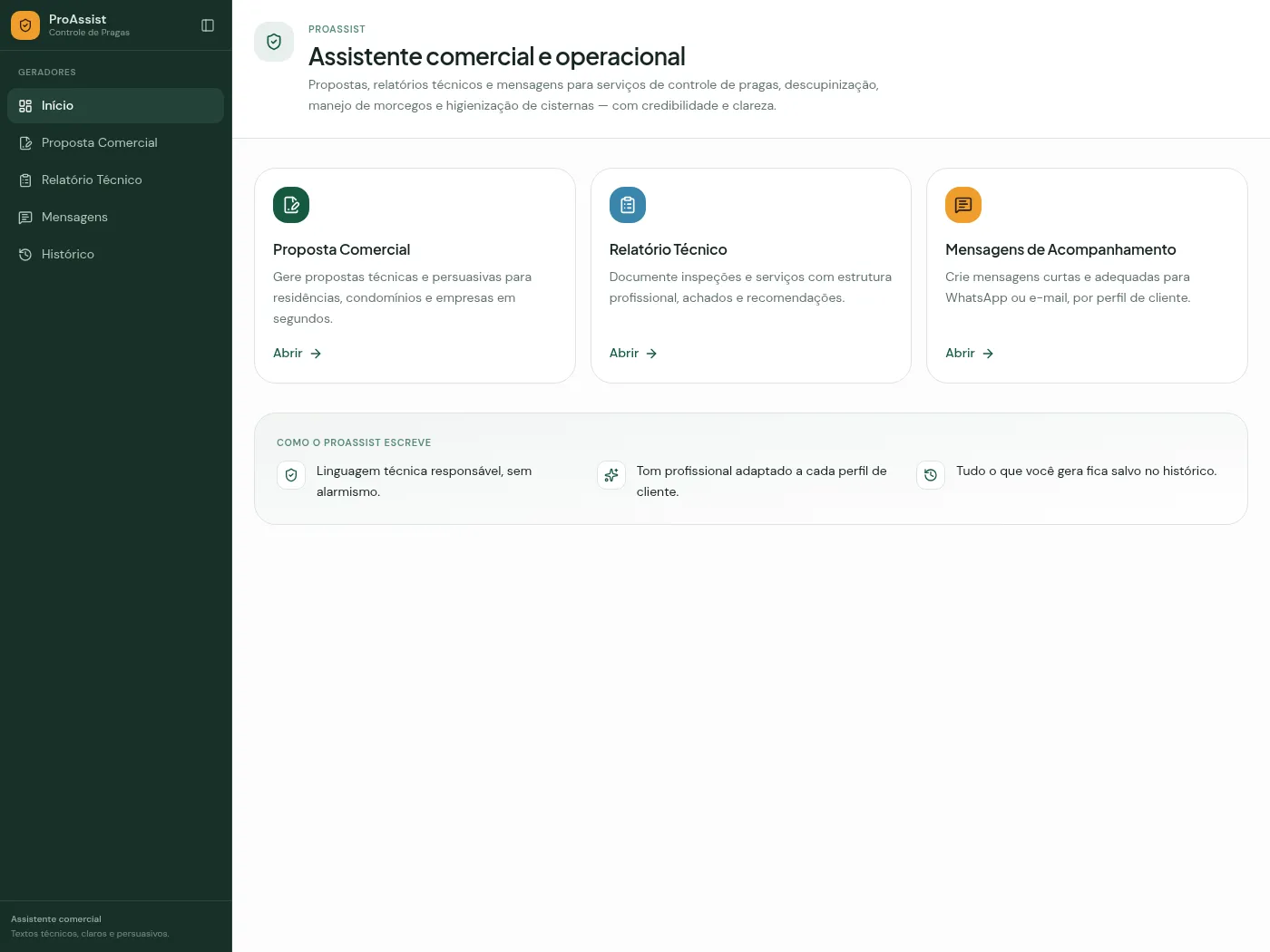 ProAssist Controle de Pragas