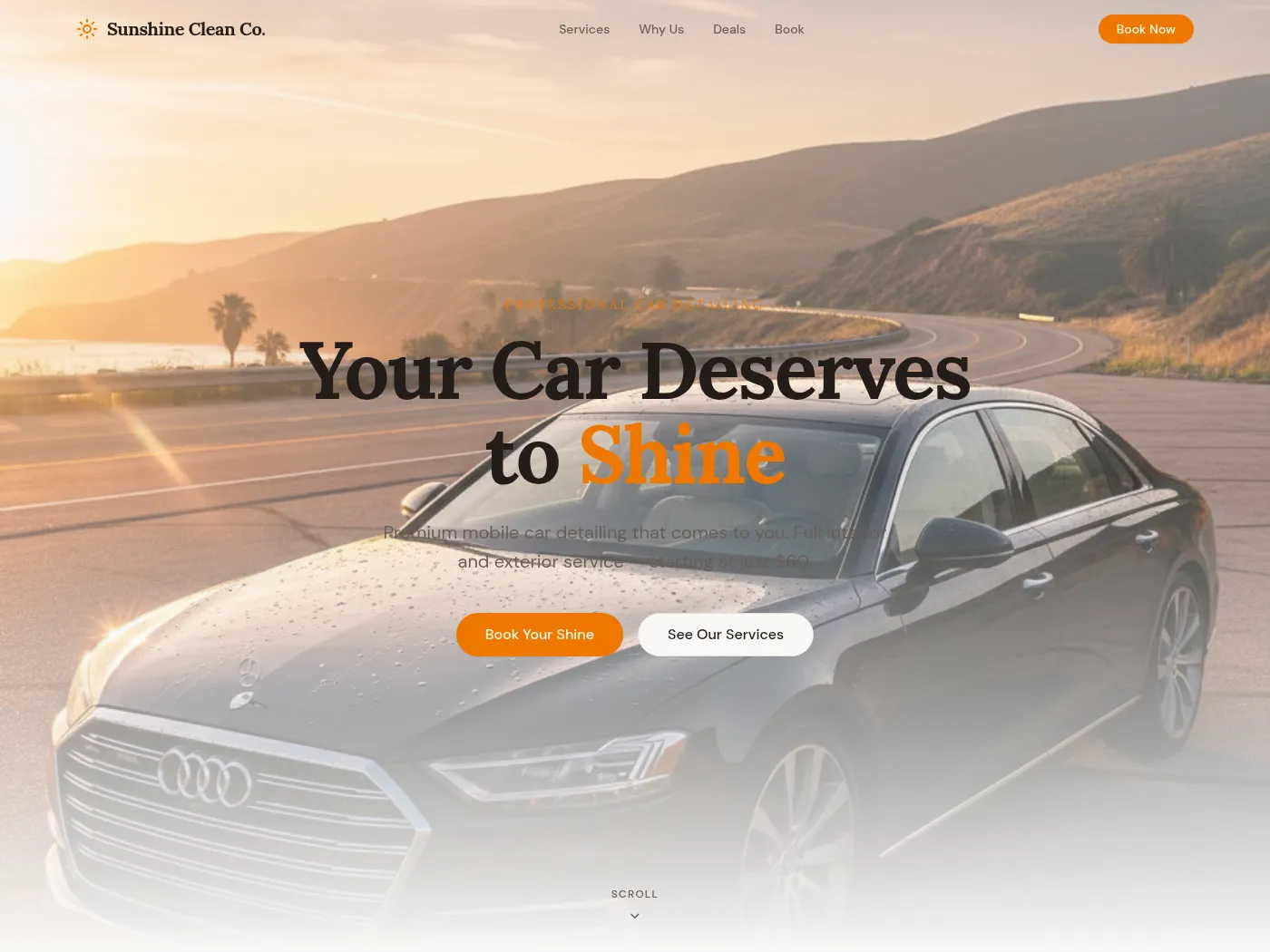 Sunshine Clean Booking