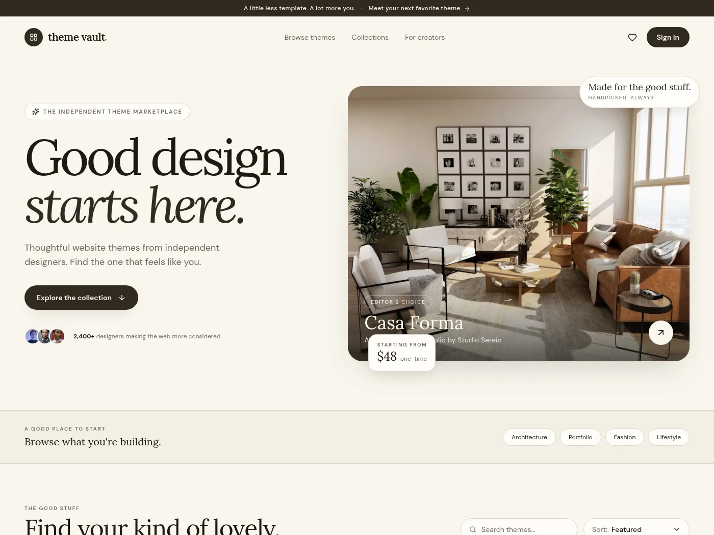 Theme Vault Marketplace