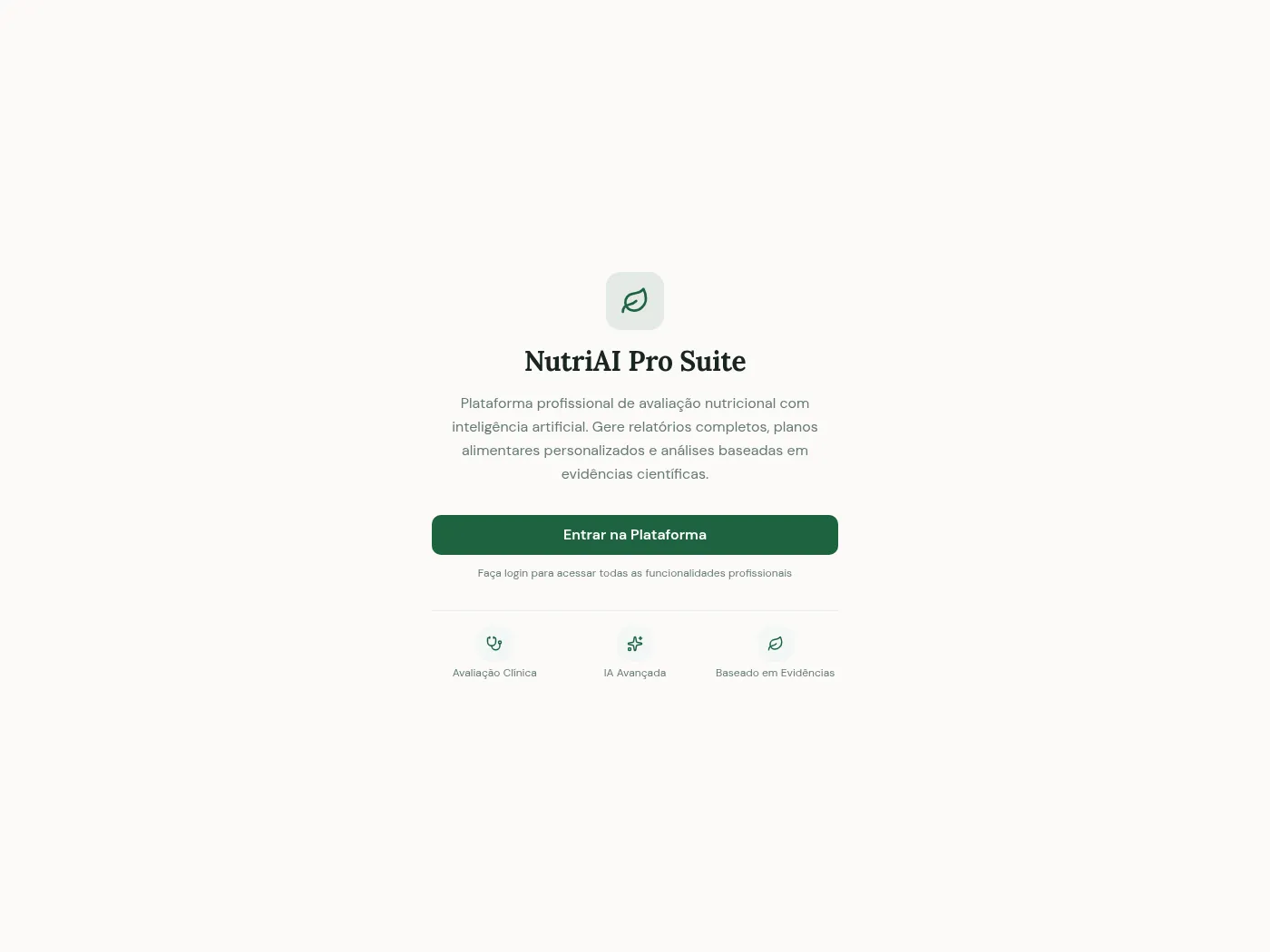 NutriAI Pro Suite