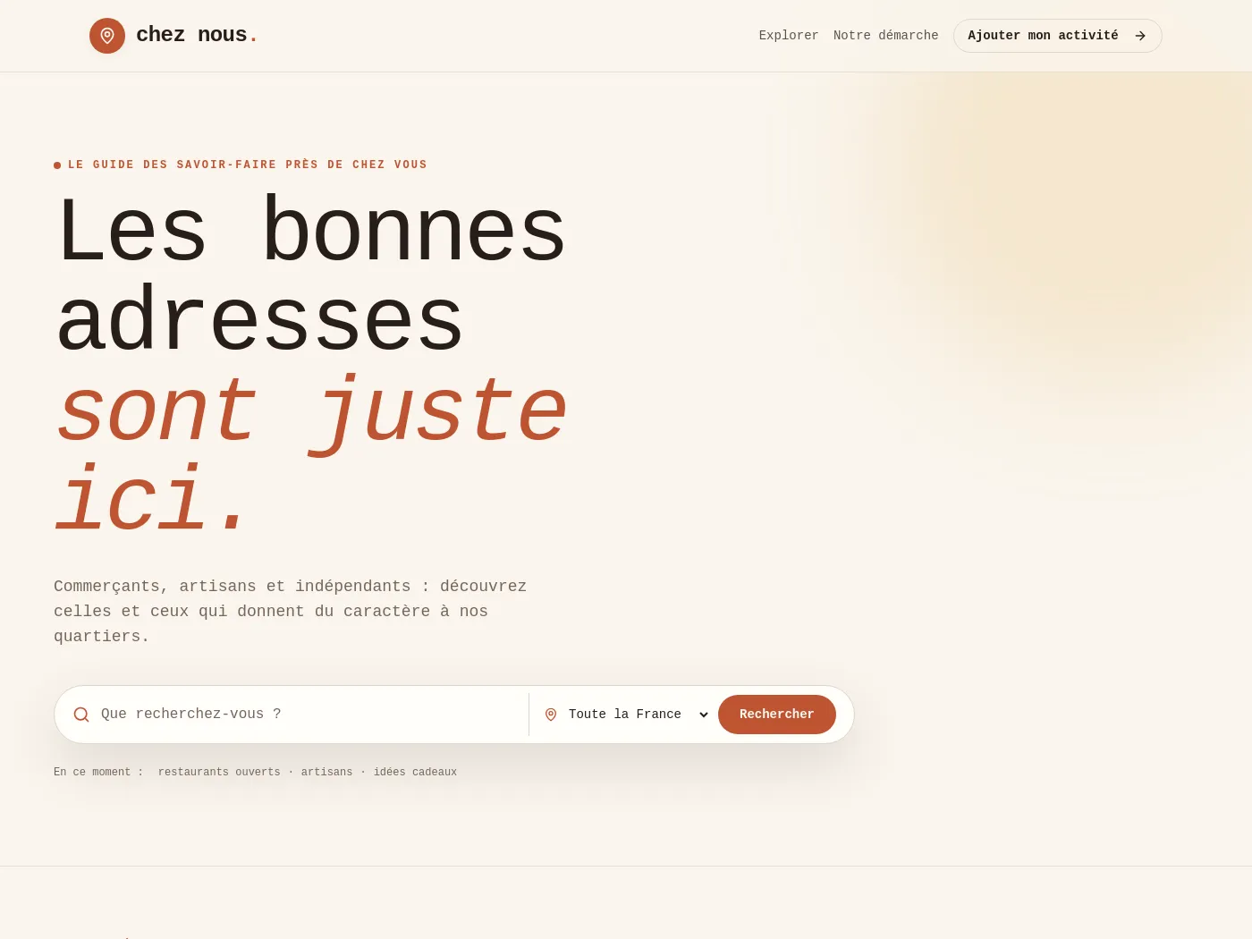 Commerçants & Indés Annuaire